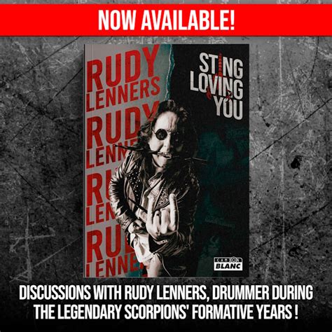 Former Scorpions Drummer Rudy Lenners Releases Sting Loving You Book