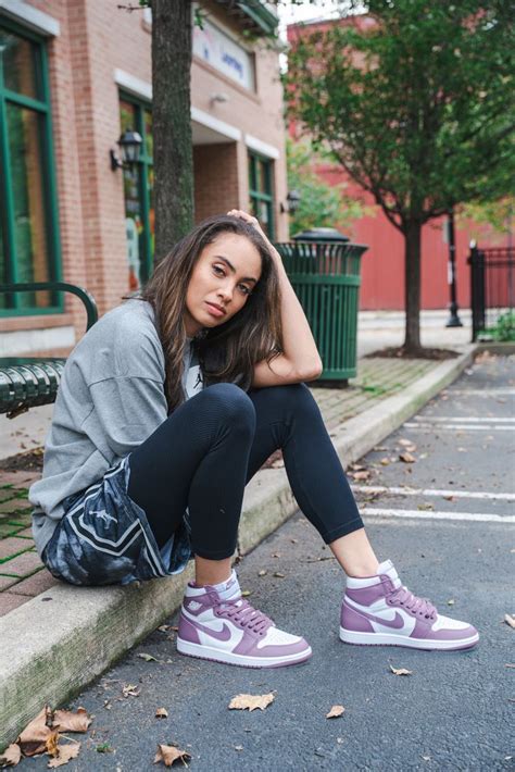 Shadetv On Ltk Mauve Outfit Air Jordan 1 Outfit Women High Tops Outfit