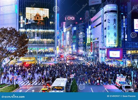 Shibuya Crossing In Tokyo Japan Editorial Photography Image Of