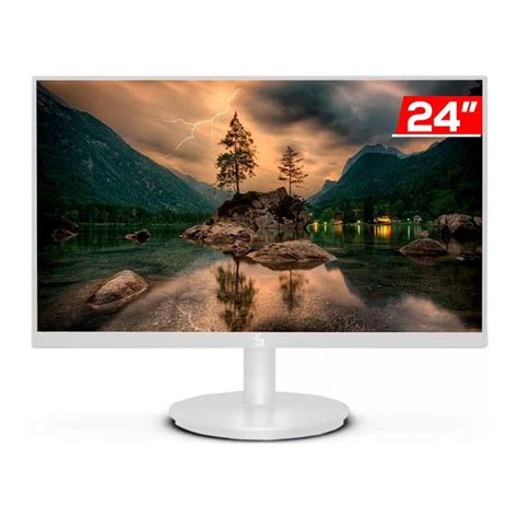 Monitor 3green 24 Led 24 Pol Fhd 2ms 75hz Hdmivga Branco M24bfhd Pichau