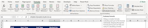 Excel Formulas To Calculate Worked Hours In Day Or Night Shift