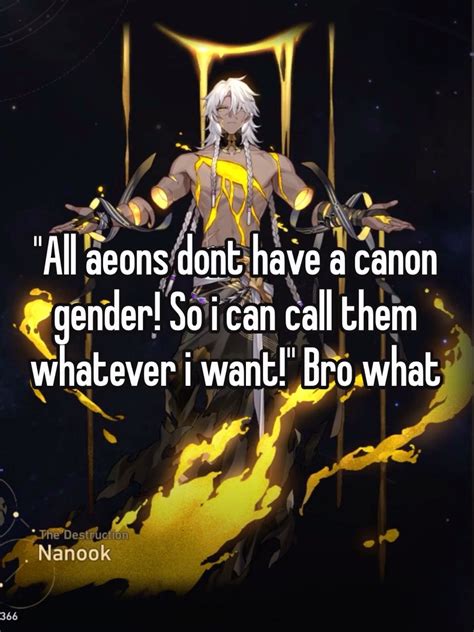 Erm Ackshually Hsr Nerd Here Aeons Do Not Have A Binary Thats Why