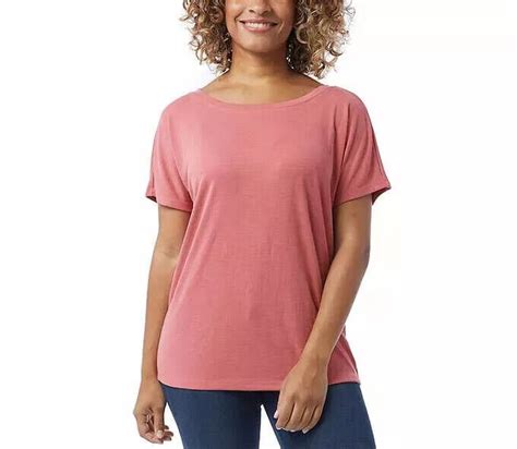 32 Degrees Cool Women Short Sleeve Shirt Tee Crew Neck Ribbed Top 1 Ebay