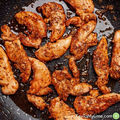 Garlic Butter Chicken Tenderloins Stovetop Recipe With Video Key To