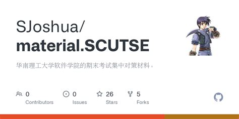 Github Sjoshua Material Scutse