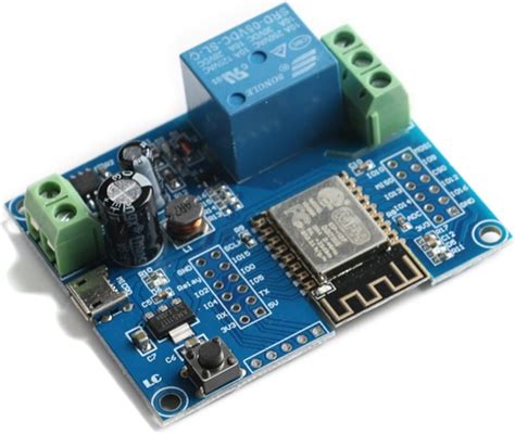 jp esp8266 wifi シングルチャンネルリレーモジュール ac dc 電源 esp 12f 開発ボード dc