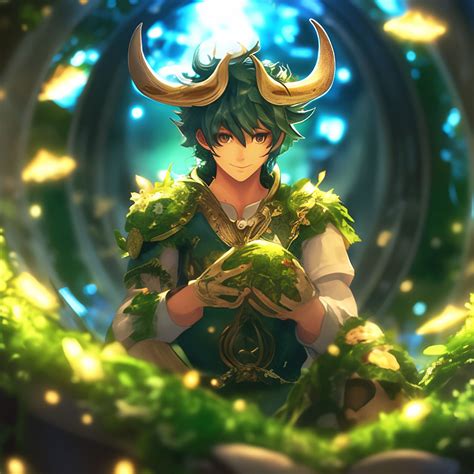 Anime Aarde Element Jongen Anime Aarde Element Jongen