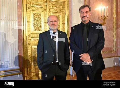 Professor Harald Lesch Markus Soeder Prime Minister Of Bavaria And