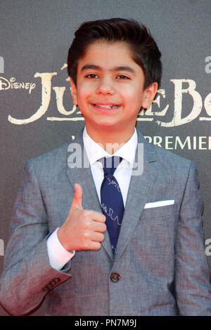 Neel Sethi At The World Premiere Of The Jungle Book Held At The El