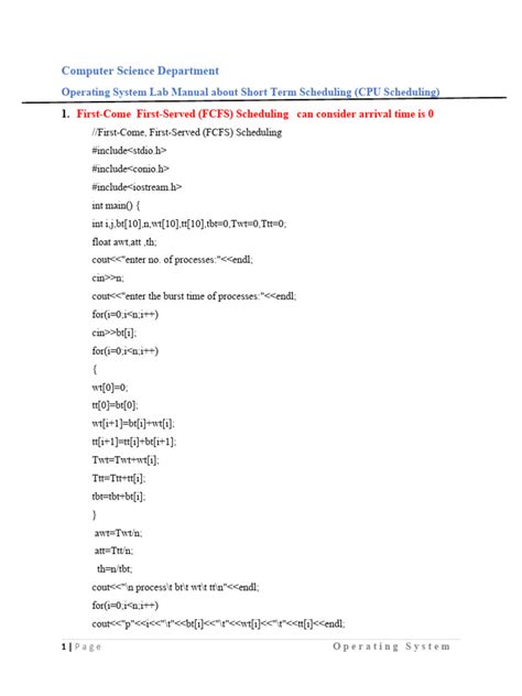 Operating System Ch2 Lab Pdf