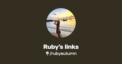 Rubys Links Instagram Tiktok Linktree