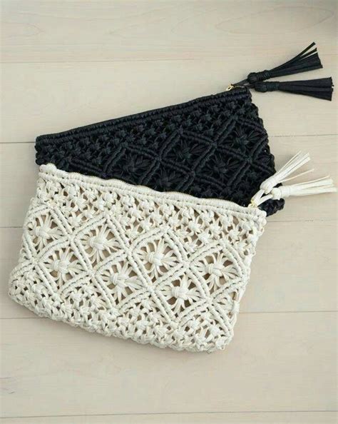 Pin De Silvana Ovejero En Carteras Crochets Macrame Patrones Macramé