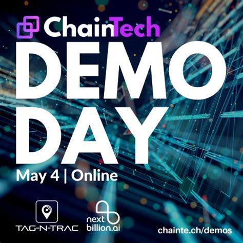 Chaintech Demoday Demos Supplychaintech Logtech Procuretech Supplychaintechnology