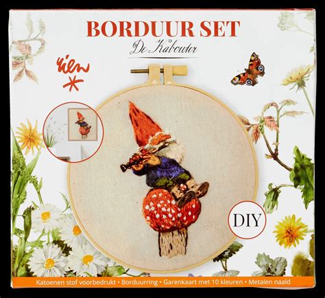 Rien Poortvliet Kabouter Borduurset