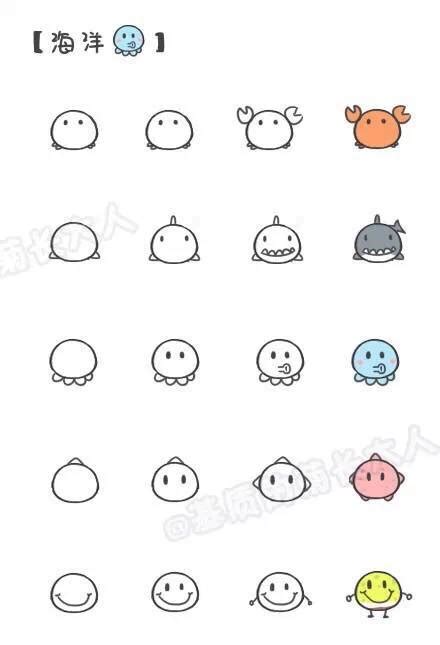 这个简笔画很值得学，哄小孩必备 c 简笔画 csdn博客