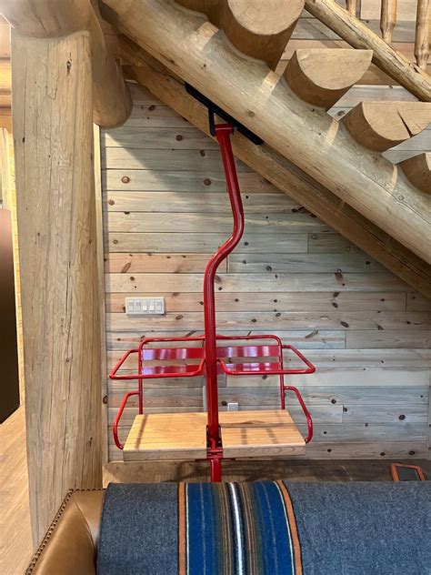 Vintage Ski Lift Chair Swing From The 1960 1970 Etsy