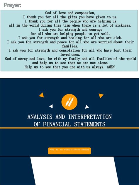 Analysis Of Financial Statements Pdf Financial Statement Analysis