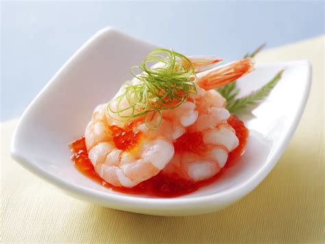 エビ 写真 いくらと彩る前菜の華｜イラスト・フリー素材なら「シンテリ」