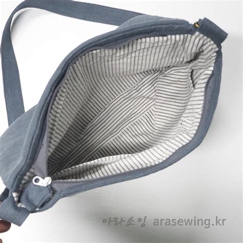블루 크로스백 만들기가방 만들기과정crossbody Bag Diy