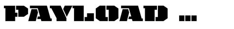 Payload Wide Package Fuente Webfont And Desktop Myfonts