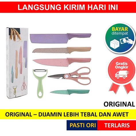 Jual Product Exclusive Pijer Pisau Jerami Set Isi 6 Pc Pcs 6pc 6pcs