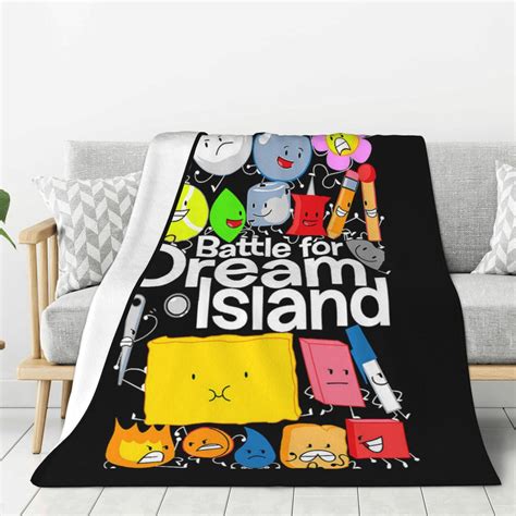 Battle For Dream Island Bfdi Bed Blanket Thick Plush Flannel Blanket Warm Fuzzy Throw Blankets