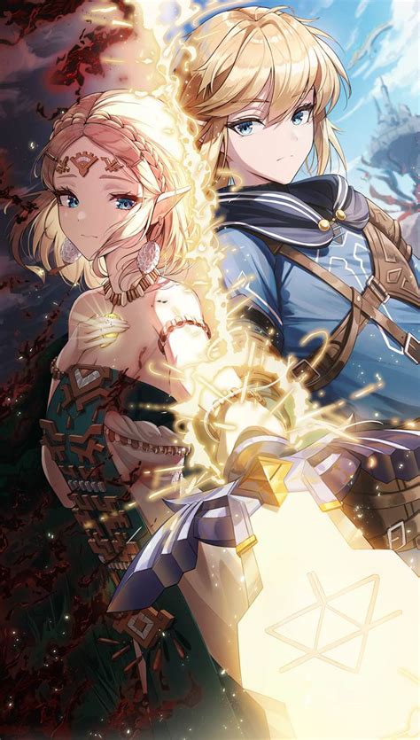 塞尔达传说插画师blackmilk的林克插画图片 Bobopic