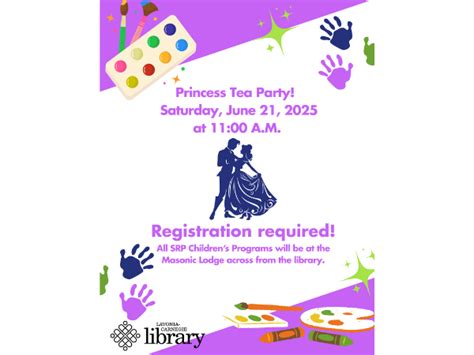 Princess Tea Party Athens Regional Library System