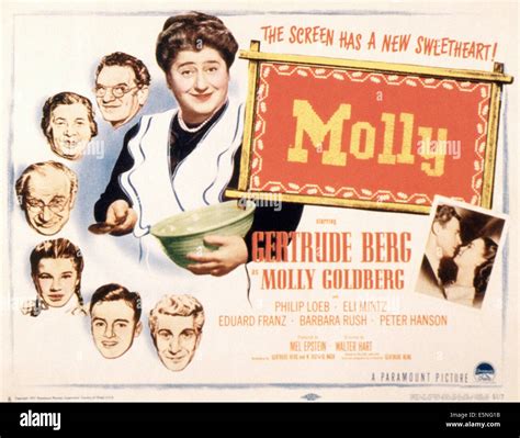 Molly Aka The Goldbergs Gertrude Berg Philip Loeb Eli Mintz