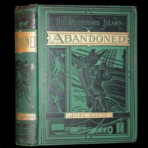 1886 Rare Books Abandoned The Mysterious Island By Jules Verne Il