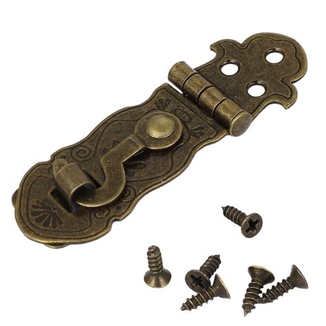 Retro Style Suitcase Lock Chest Box Clasp Hasp Latch Bronze Tone