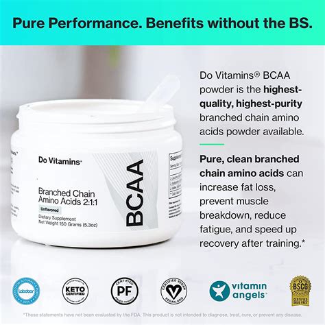 Branched Chain Amino Acids Bcaa Unflavored Powder Vegan Ajipure