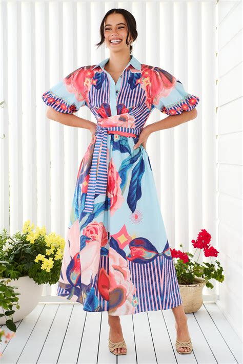 Marisol Maxi Dress Blue Minnie Maxxie