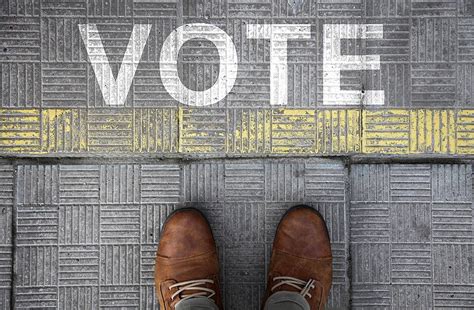 Concept Of Elections And Voting Choosing The Correct Path Photo