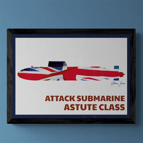 Astute Class Poster Gillian Jones Designs