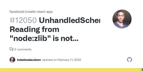 Unhandledschemeerror Reading From Nodezlib Is Not Handled By Plugins Unhandled Scheme