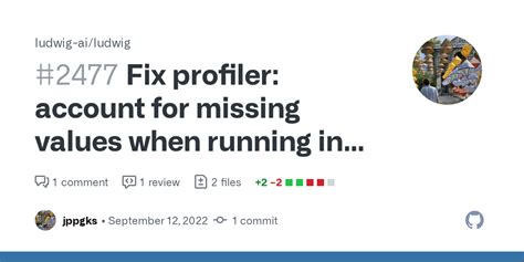 fix profiler account for missing values when running in docker by