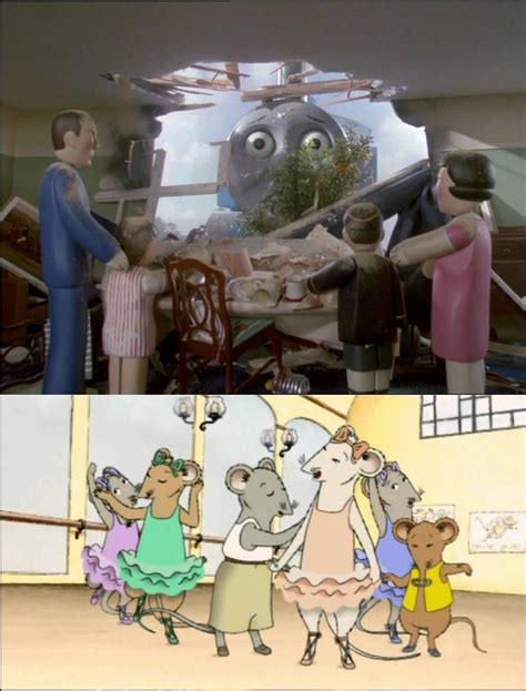 Angelina Ballerina Laugh At Thomas Into Breakfast By Edicitareiffen On