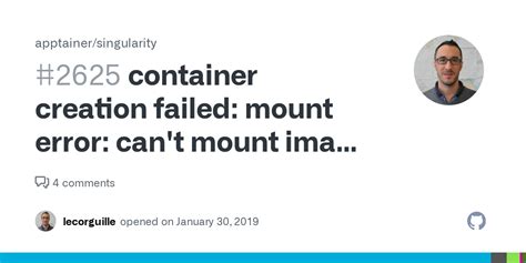 Container Creation Failed Mount Error Can T Mount Image Proc Self Fd Failed To Mount