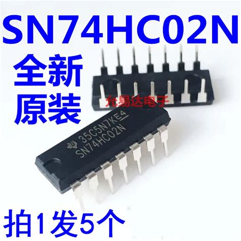 Sn74hc02n 74hc02 Dip14 1lot 5pcs Aliexpress