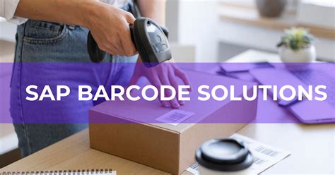 Sap Barcode Solutions Sap Qrcode Solutions