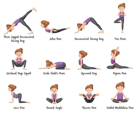 Yoga Clipart Bilder Kostenloser Download Auf Freepik