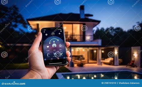 A Hand Switching The Mode Of Operation Of A Smart Security System At