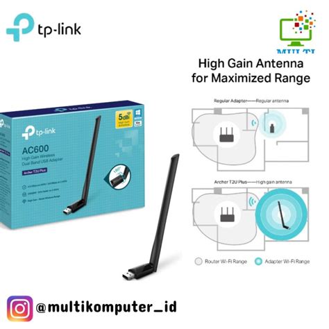 Jual Tp Link Tplink T U Plus Ac High Gain Wireless Dual Band Antena Shopee Indonesia