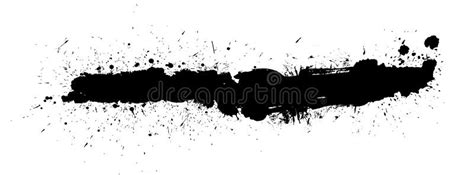 Abstract Black Blot Object Hand Drawing Not Ai Vector Illustration