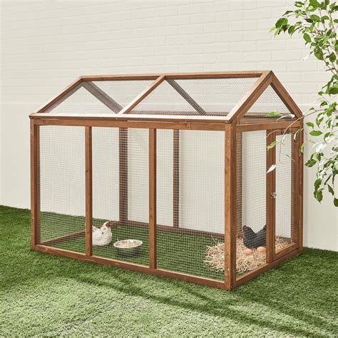Gallinero De Madera Con Ampliación Para 6 Gallinas Madera