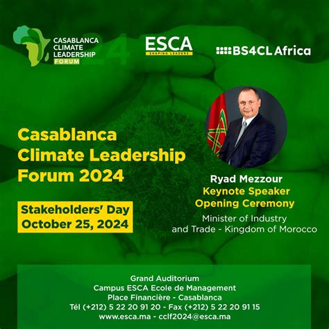 Esca Climateleadership Cclf2024 Sustainability Stakeholdersday Climateaction Africa