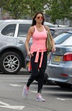 Melanie Sykes Leaves A Gym In London Hawtcelebs