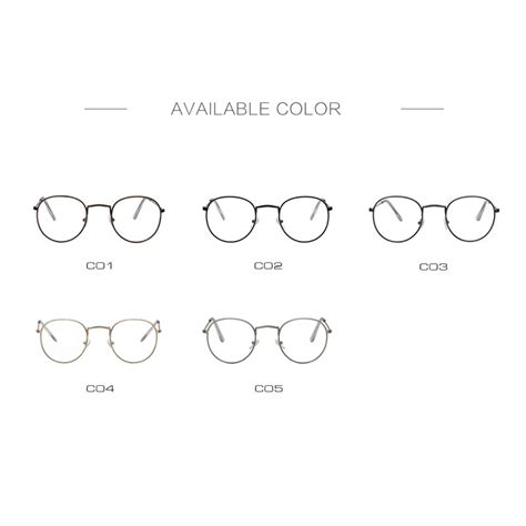 Small Round Nerd Glasses Clear Lens Unisex Gold Ro Vicedeal