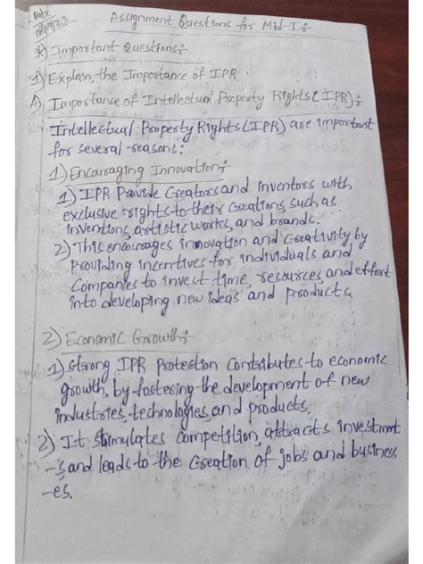 Ipr Assignment For Mid 1 Pdf